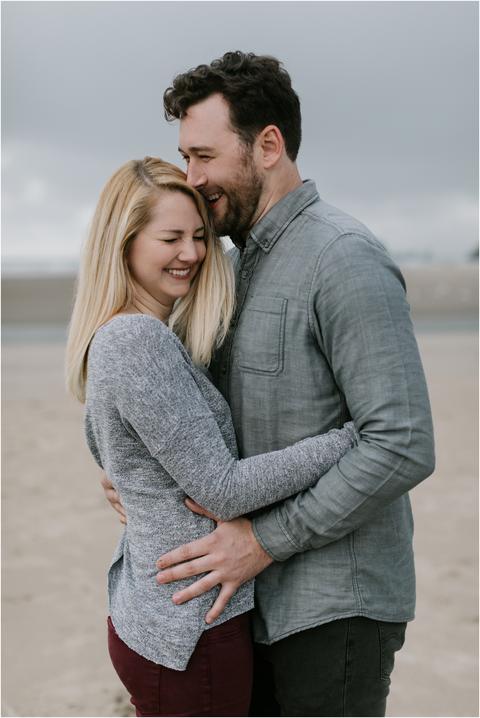 Cannon Beach Engagement Photos at Haystack Rock and Ecola State Park ...