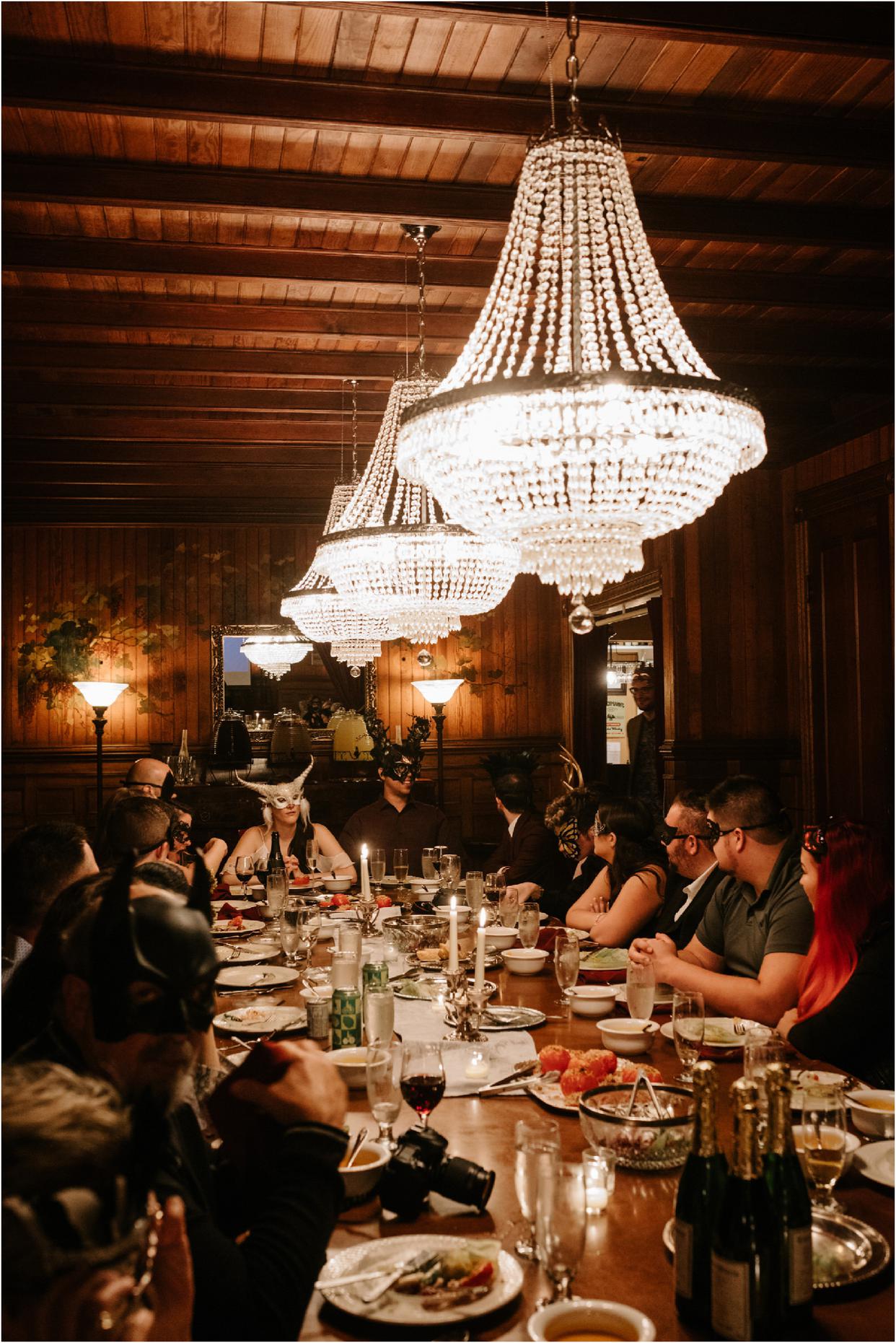Masquerade Rehearsal Dinner at Spillian in the Catskills · Katy Weaver ...