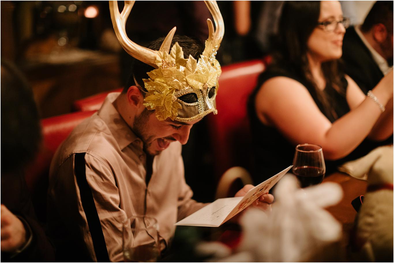 Masquerade Rehearsal Dinner at Spillian in the Catskills · Katy Weaver ...